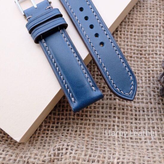 Navy Blue Watch Strap - Buttero Watch Strap High Quality Handmade