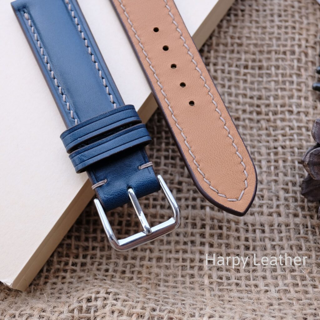 Navy Blue Watch Strap - Buttero Watch Strap High Quality Handmade