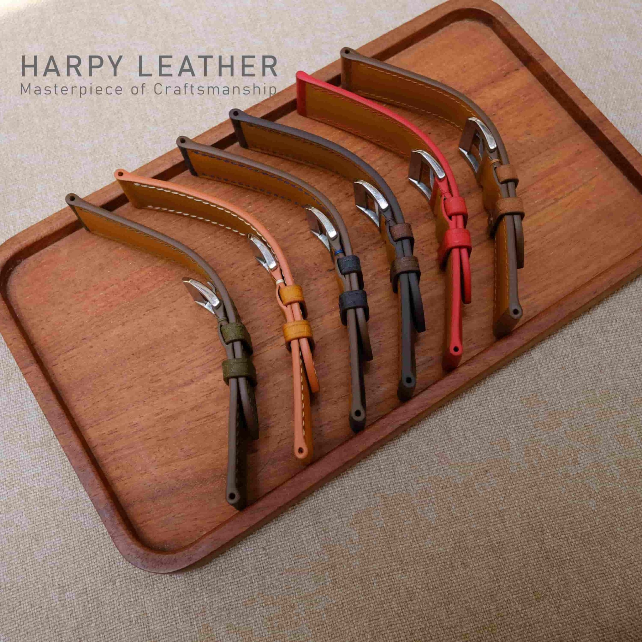 Pueblo Violet Watch Strap - Handmade leather watch straps & bands